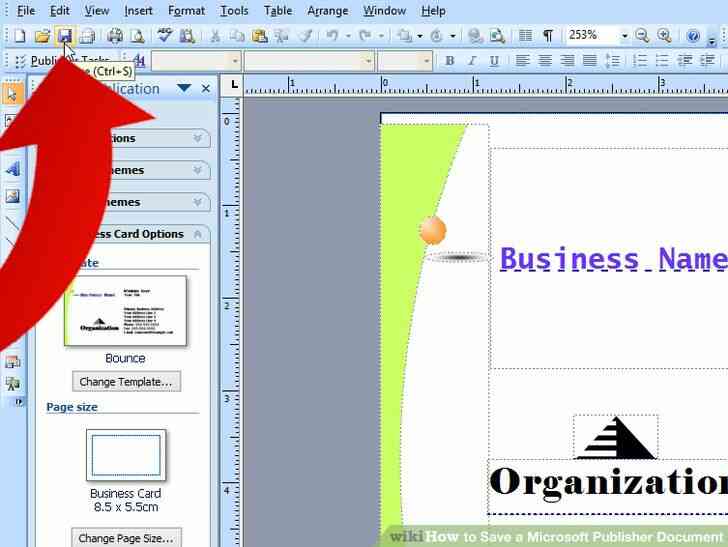 Cómo Guardar un Documento de Microsoft Publisher