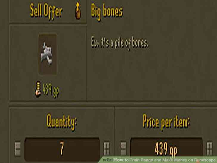 Cómo Entrenar a Rango y Hacer Dinero en Runescape