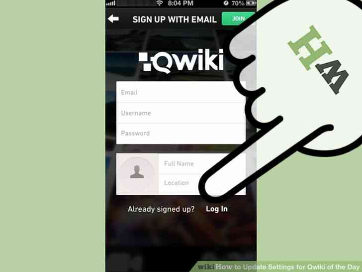 Cómo Actualizar la Configuración de Qwiki del Día
