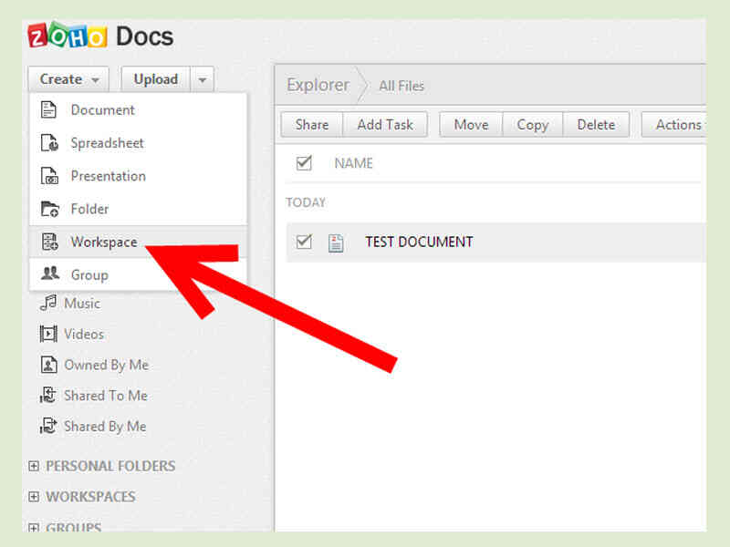 Cómo Utilizar Zoho Docs