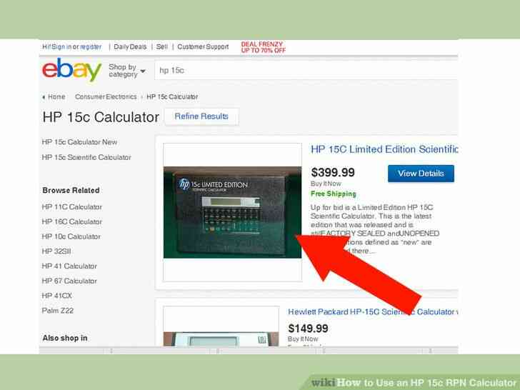 Cómo Utilizar un HP 15c RPN de la Calculadora