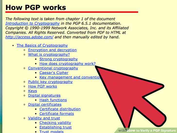 Cómo Verificar una Firma PGP