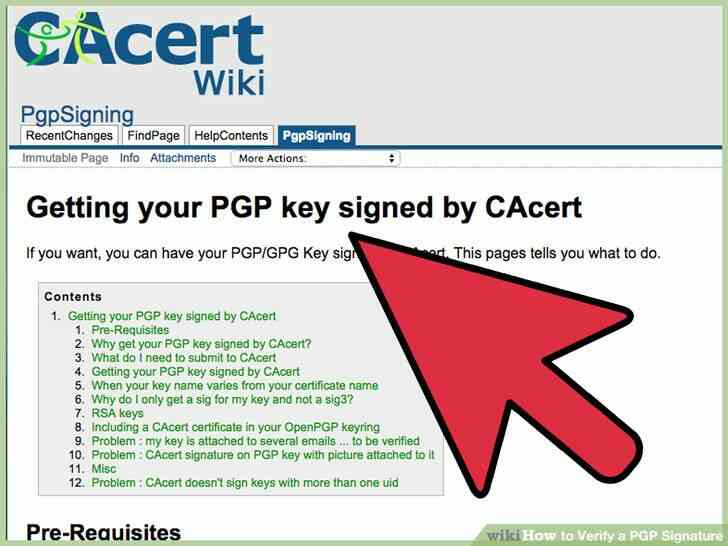 Cómo Verificar una Firma PGP