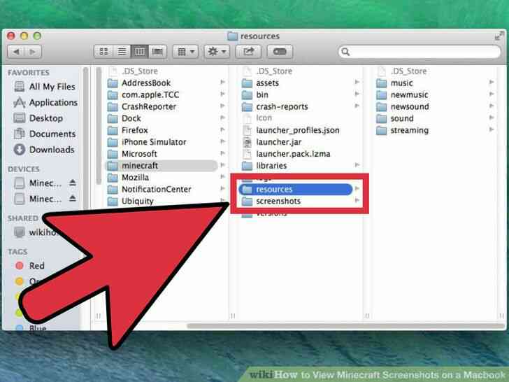 Cómo Ver las Capturas de pantalla de Minecraft en un Macbook