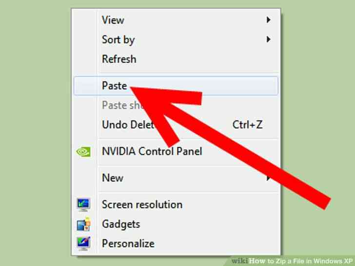 Cómo comprimir un Archivo en Windows XP