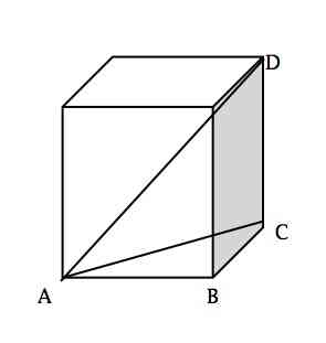 Cómo Encontrar el más largo de la Diagonal Interna de un Cubo