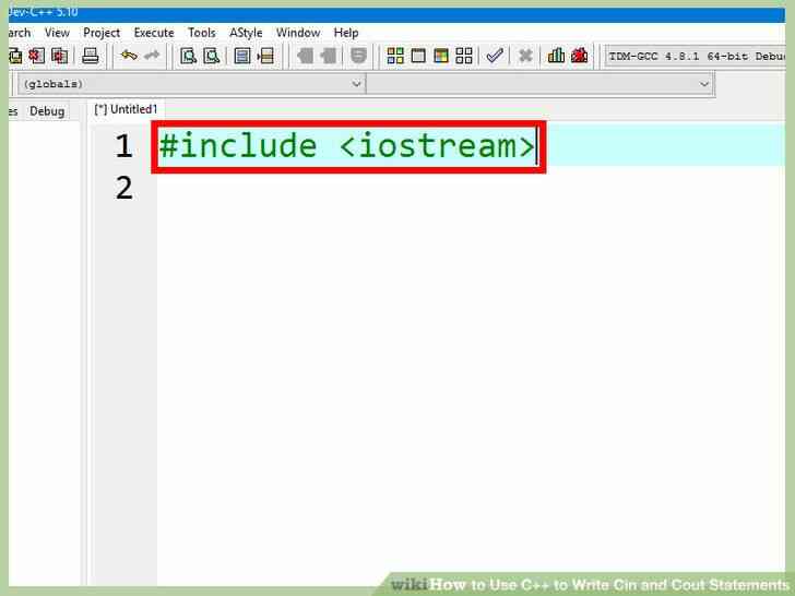 Cómo Utilizar C para Escribir Cin y Cout Declaraciones