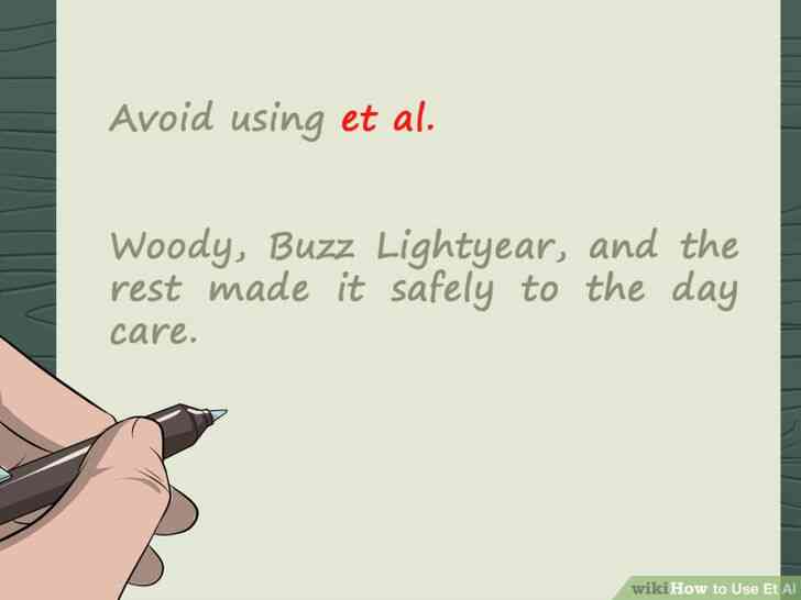 Cómo Utilizar Et Al