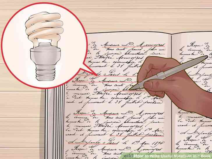 Cómo Escribir Útil Anotaciones en un Libro
