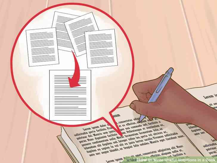 Cómo Escribir Útil Anotaciones en un Libro