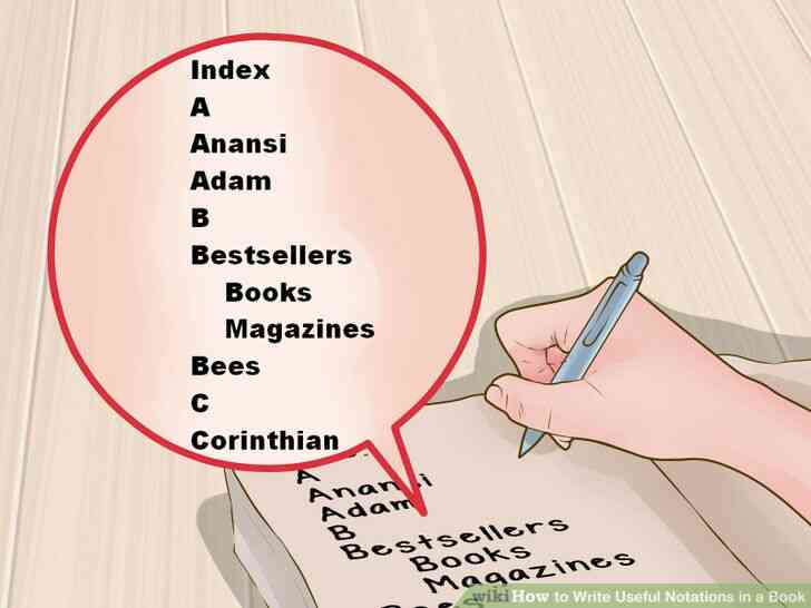 Cómo Escribir Útil Anotaciones en un Libro