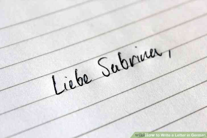 Cómo Escribir una Carta en alemán