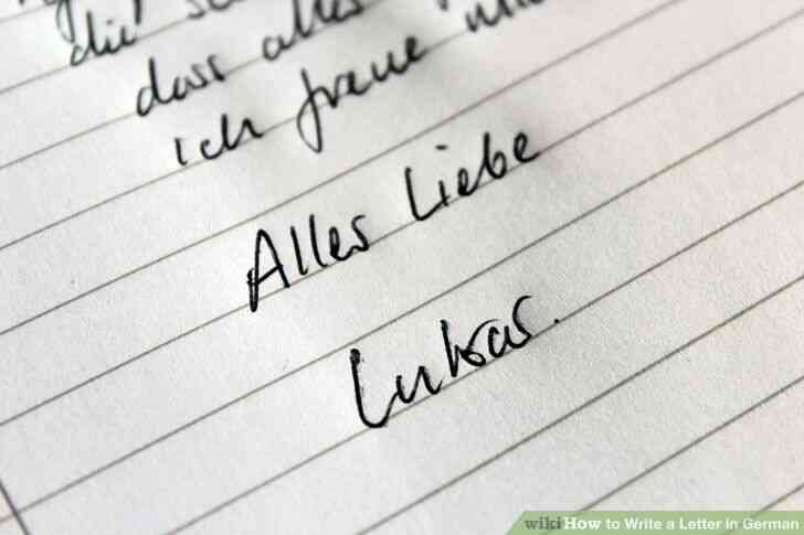 Cómo Escribir una Carta en alemán