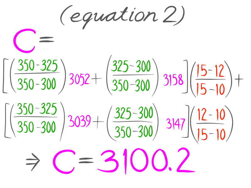 Cómo Hacer una Doble Interpolación Lineal