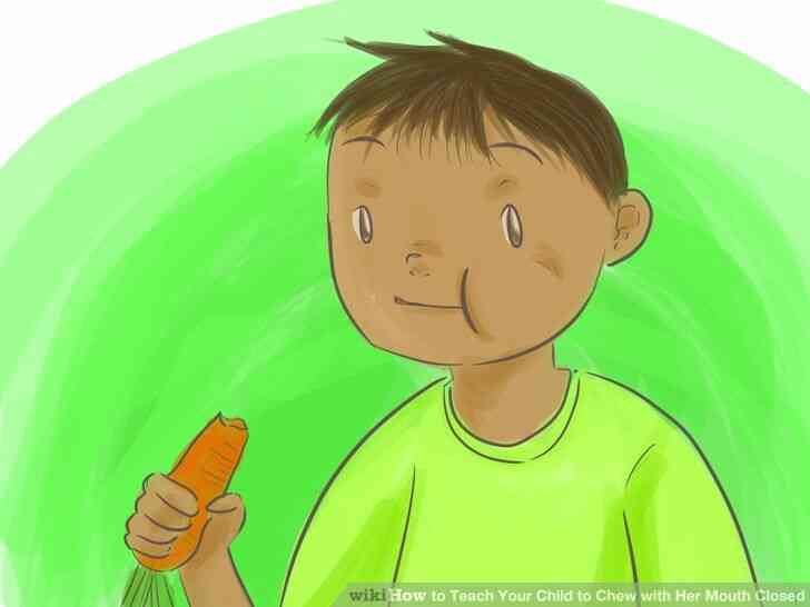 Cómo Enseñarle a Su Niño a Masticar con la Boca Cerrada