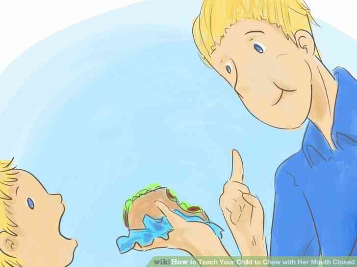 Cómo Enseñarle a Su Niño a Masticar con la Boca Cerrada