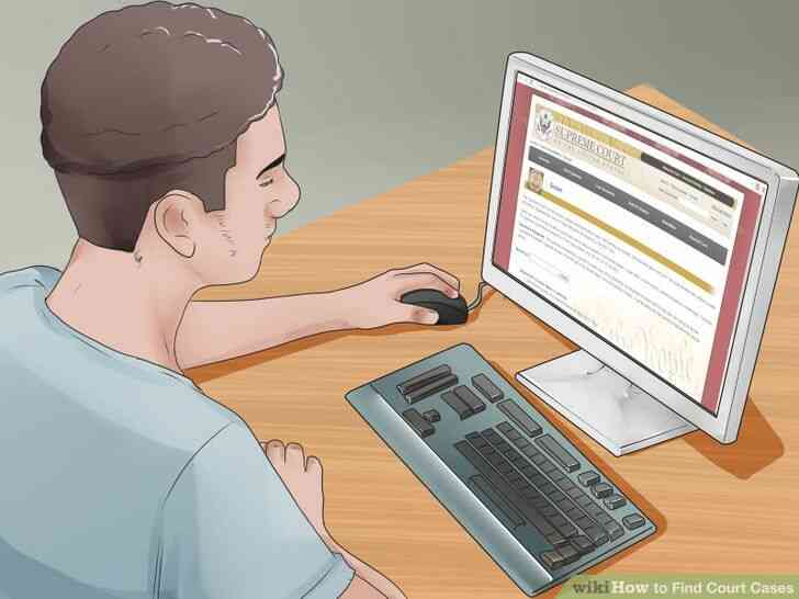 Cómo Encontrar los Casos de la Corte