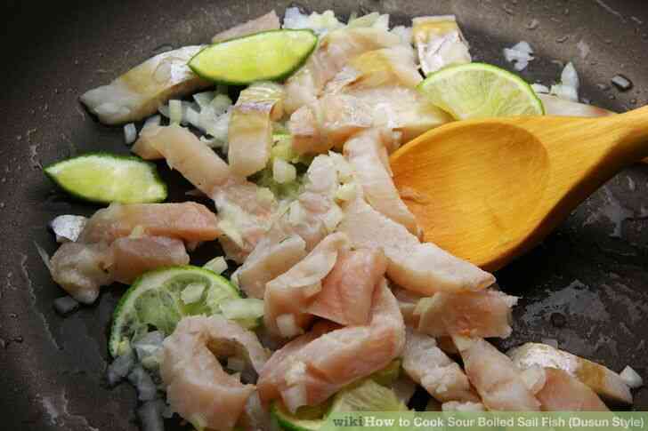 Cómo Cocinar Agria Hervida Pez Vela (Dusun Estilo)