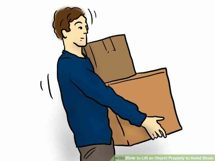 Cómo Levantar un Objeto Correctamente para Evitar la presión
