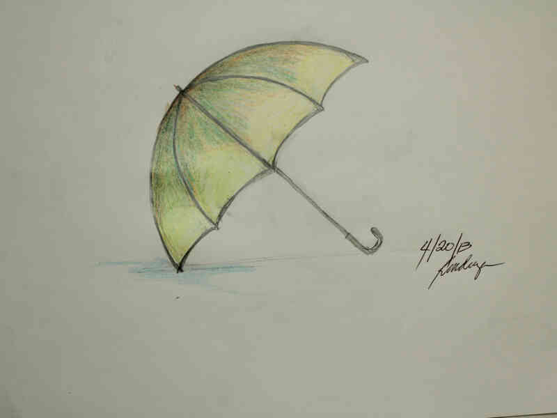 Cómo Dibujar un Paraguas