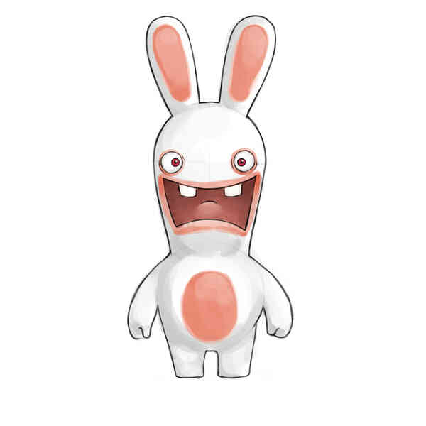 Cómo Dibujar un Rabbid de Rayman Raving Rabbids 2