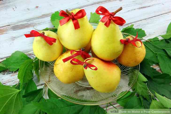 Cómo Hacer una pieza Central de Pera