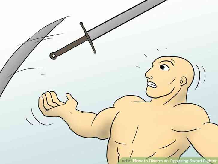 Cómo Desarmar a un Oponente Espada de Combate