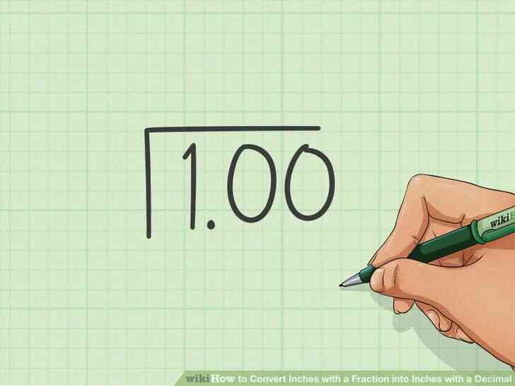 Cómo Convertir Pulgadas con una Fracción en Pulgadas con un Decimal