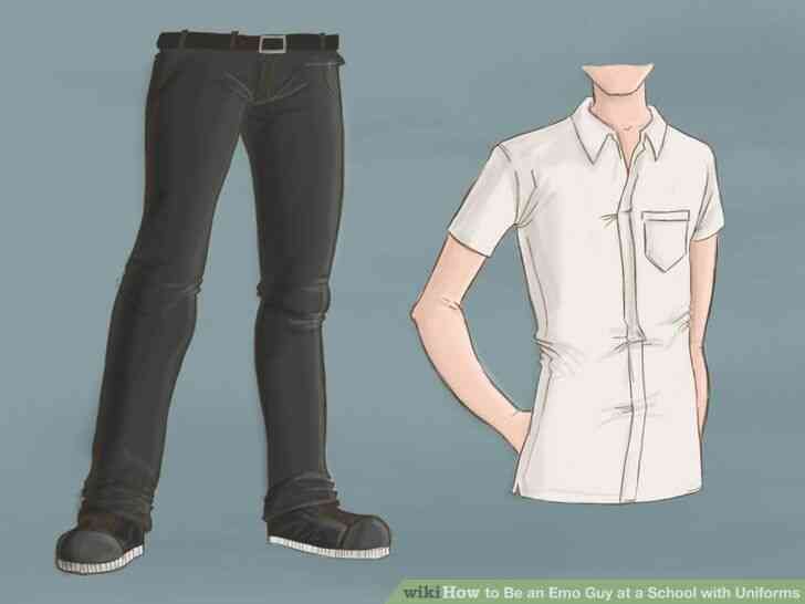 Cómo Ser un Emo Chico en una Escuela con Uniformes